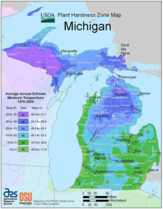 michigan-hardiness-zone-map | Florida Palm Trees